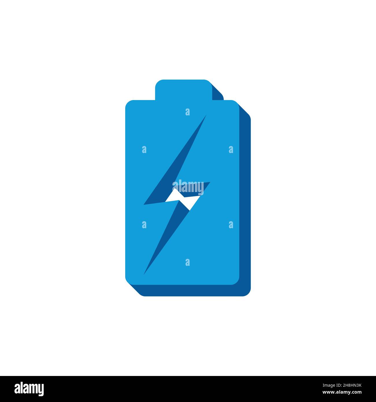 battery vector icon isometric. 3d sign isolated on white background ...