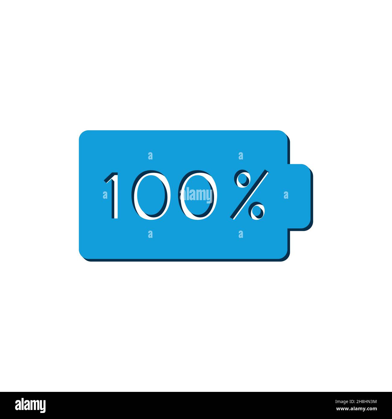 battery vector icon isometric. 3d sign isolated on white background ...