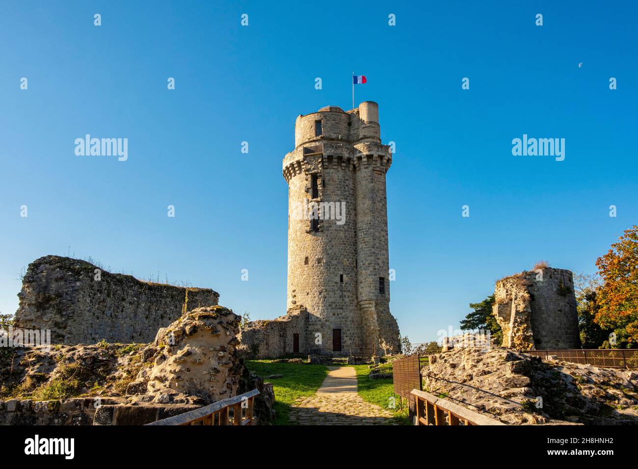 France, Essonne, Montlhery, the Tour de Montlhery Stock Photo - Alamy