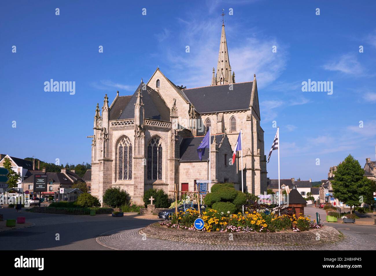 France, Morbihan, Elven, Saint Alban church Stock Photo - Alamy