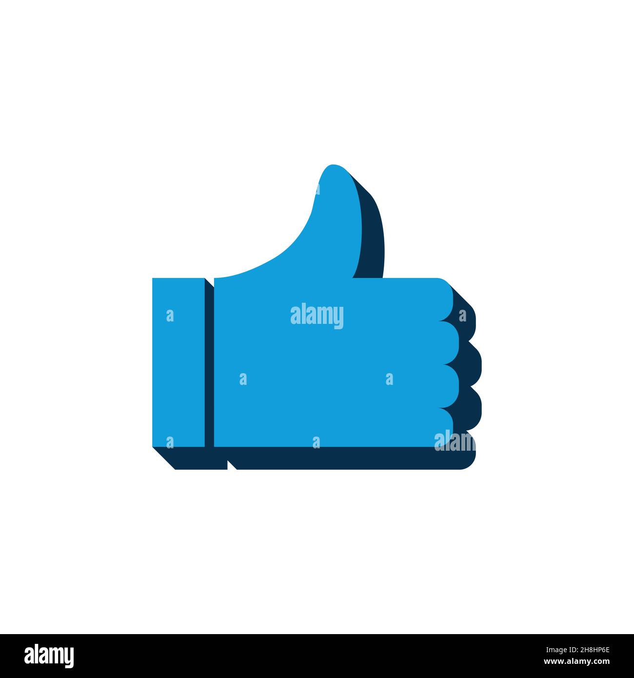 like icon vector, symbol like, sign like vector, isometric. 3d sign ...