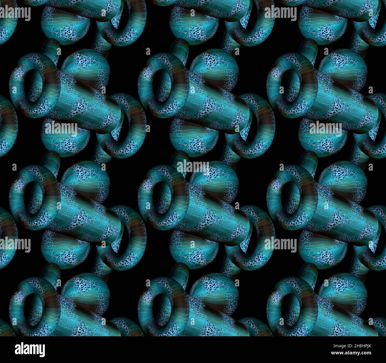 3d Rendering Abstract Capsule Colorful Background Seamless Pattern