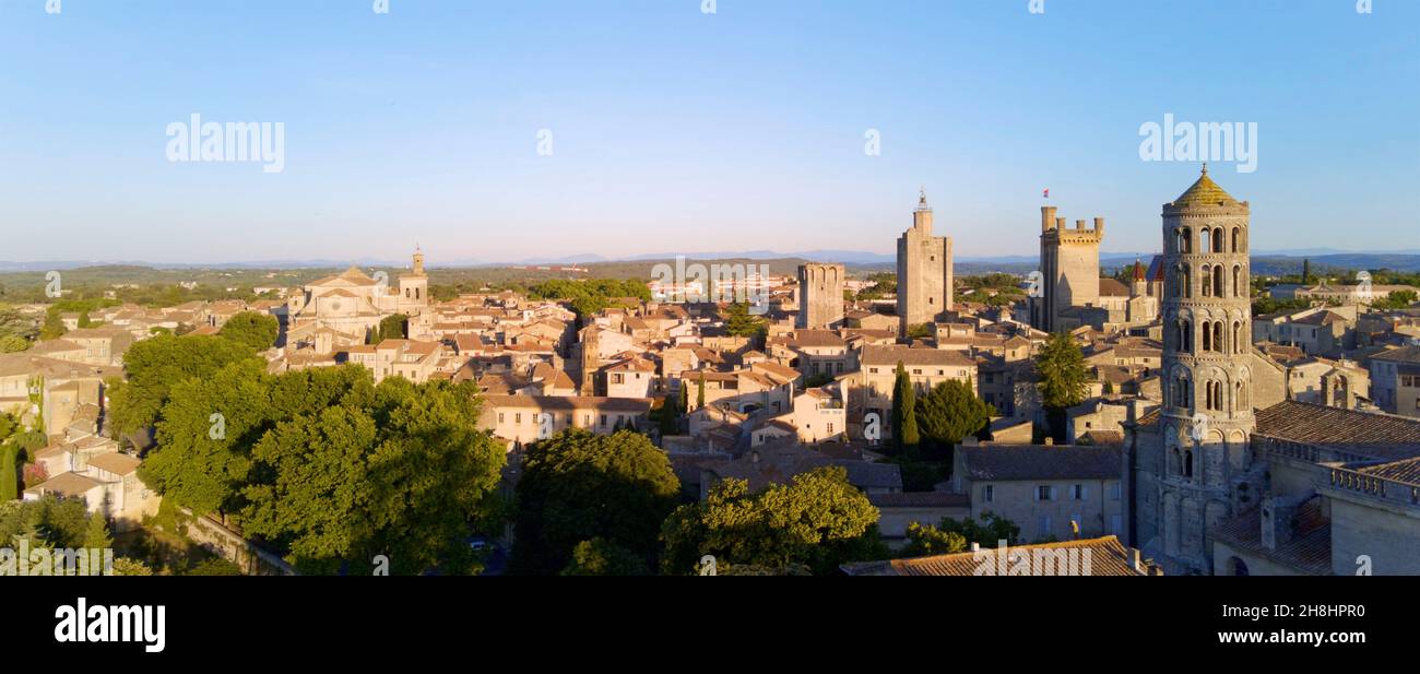 France, Gard, Pays d'Uzege, Uzes, the Ducal castle known as the Duche ...