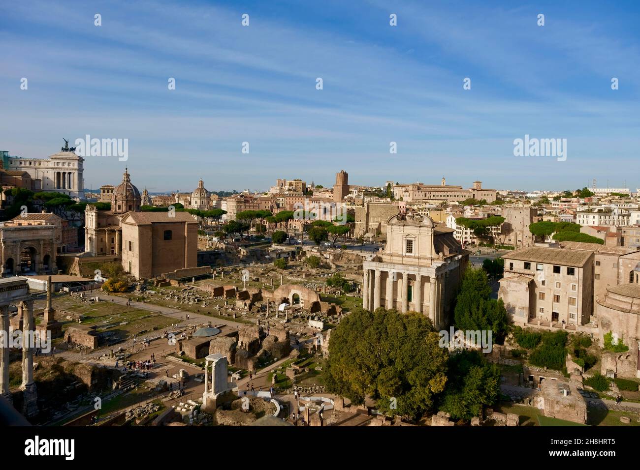 Italy, Lazio, Rome, historical center listed as World Heritage by ...