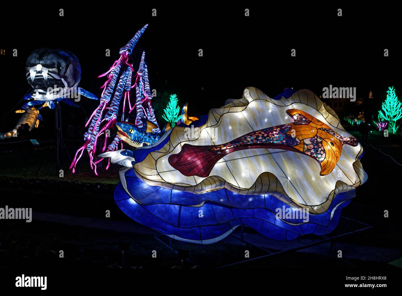 Paris, France. 29th Nov, 2021. 3rd edition of the Jardin des Plantes ...