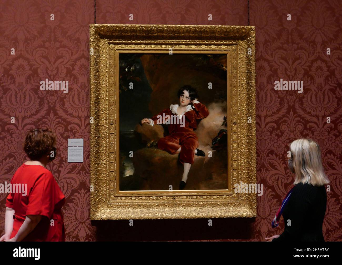 The 1825 work - world renowned as THE RED BOY was made when Lawrence ...