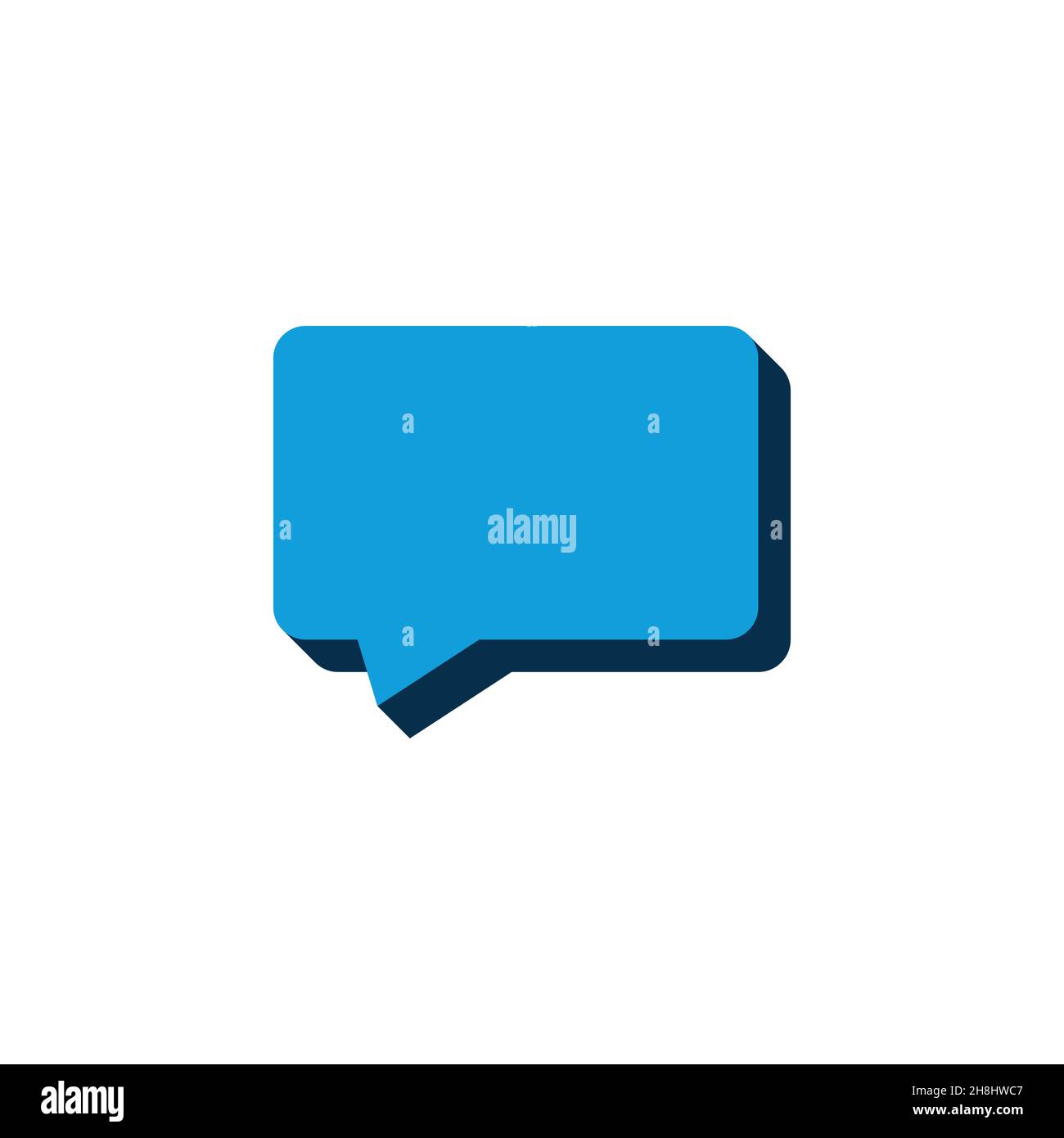 vector icon Speech Bubbles isometric. 3d sign isolated on white ...