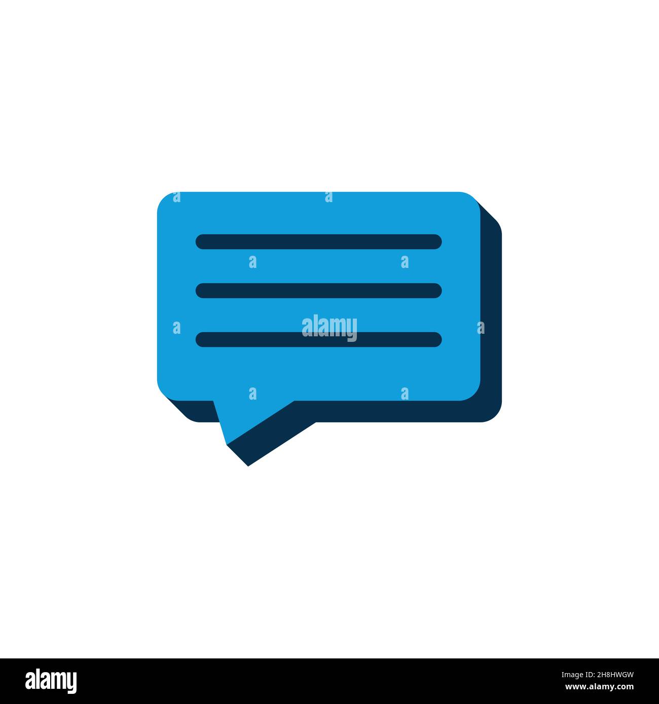 vector icon Speech Bubbles isometric. 3d sign isolated on white ...