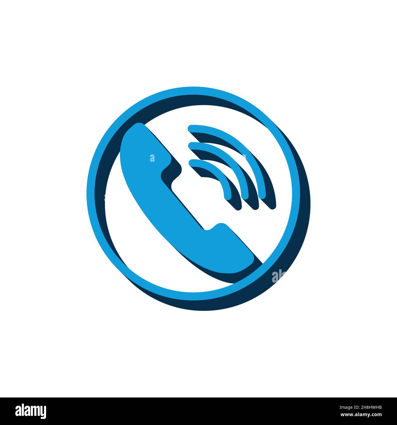 vector icon Phone isometric. 3d sign isolated on white background Stock ...