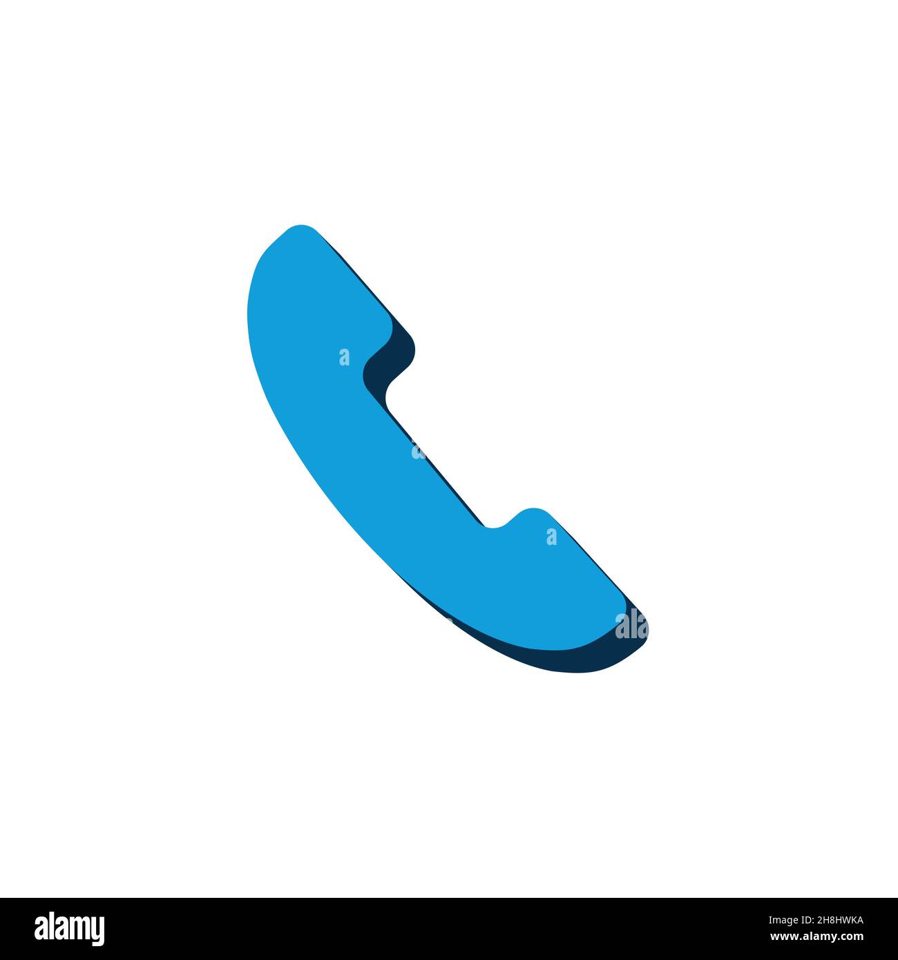 vector icon Phone isometric. 3d sign isolated on white background Stock ...