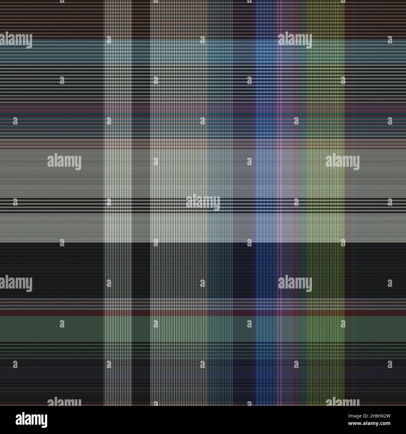 Seamless madras patchwork plaid cotton pattern. Tileable quilting ...