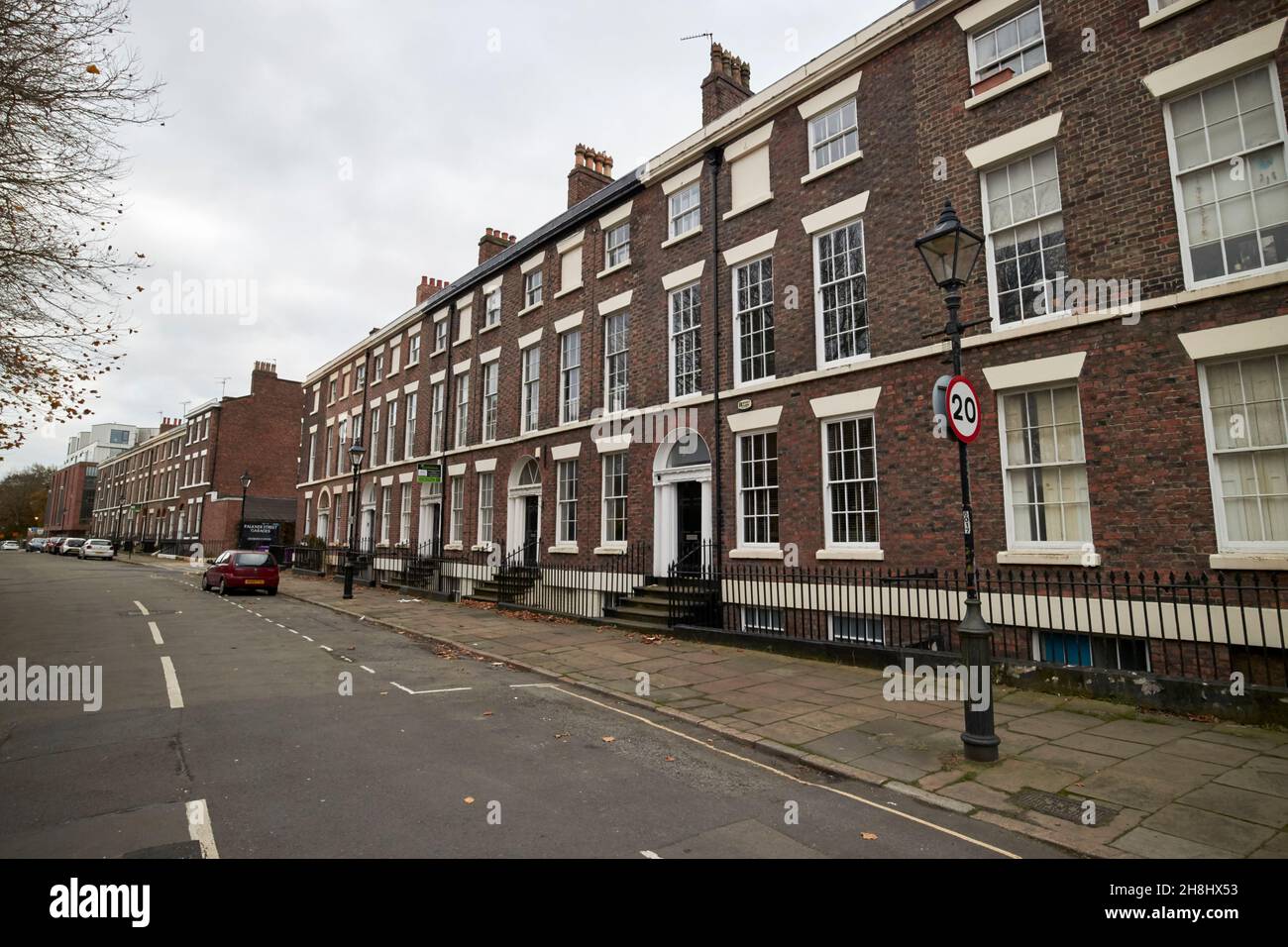 faulkner falkner street georgian houses liverpool, merseyside, uk Stock ...