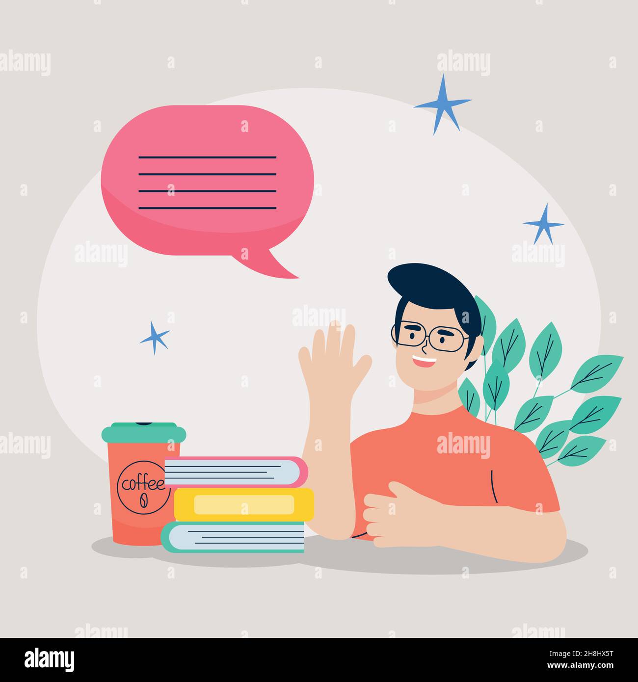 nice homework cartel with items Stock Vector Image & Art - Alamy