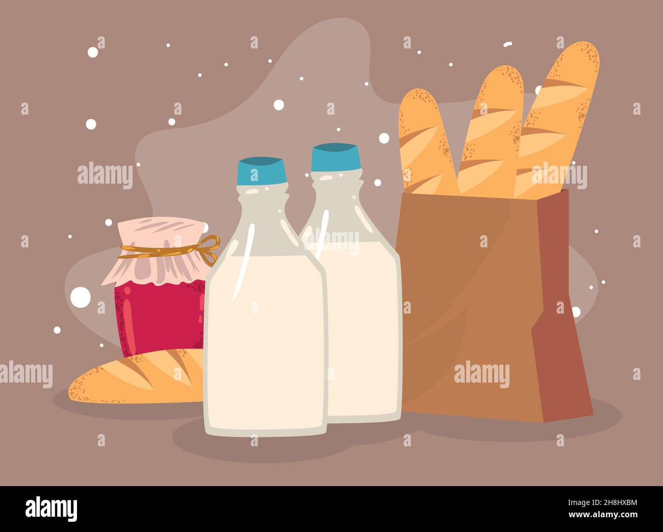 grocery texture design with dots Stock Vector Image & Art - Alamy