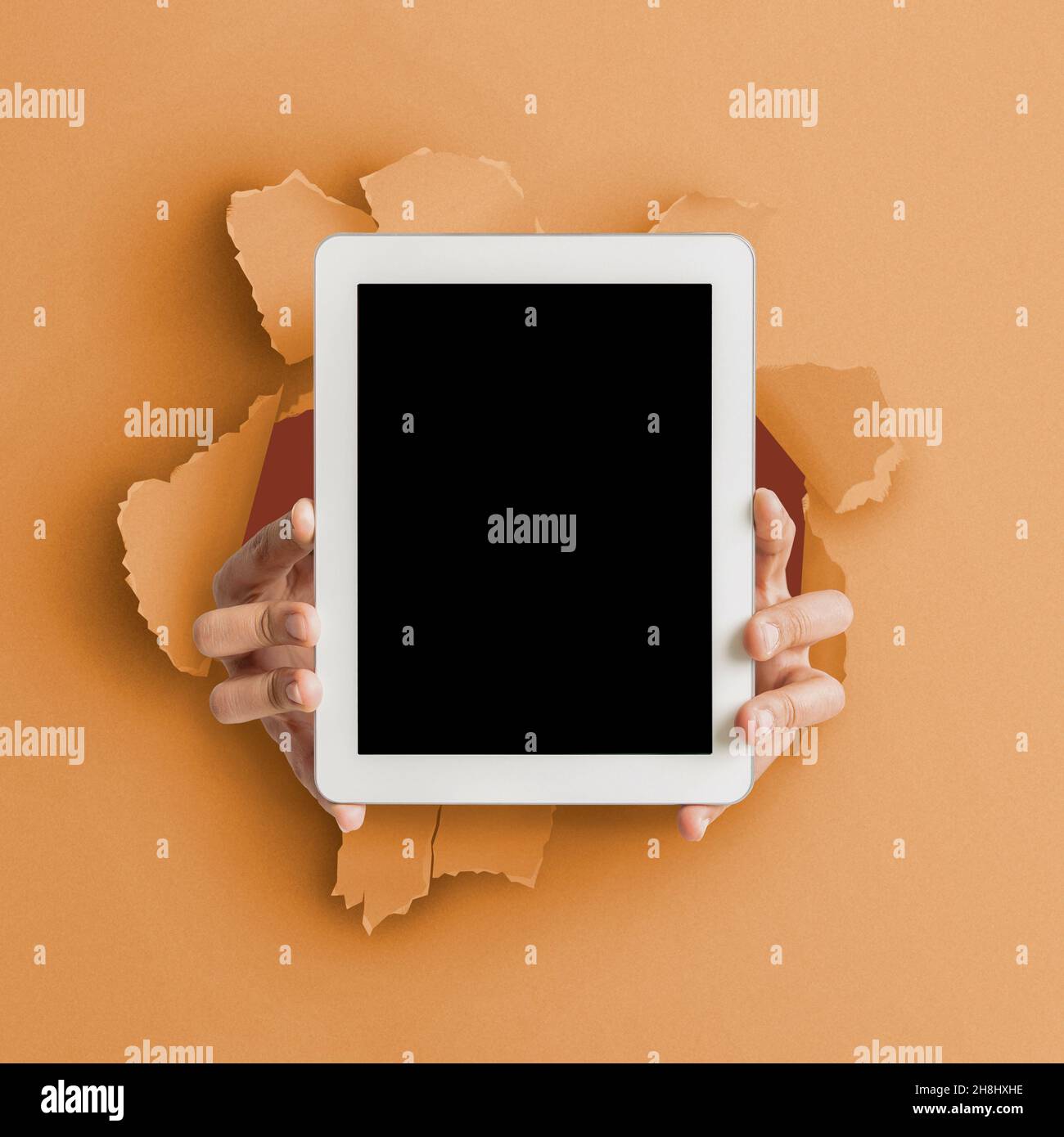 Ripped screen hi-res stock photography and images - Alamy