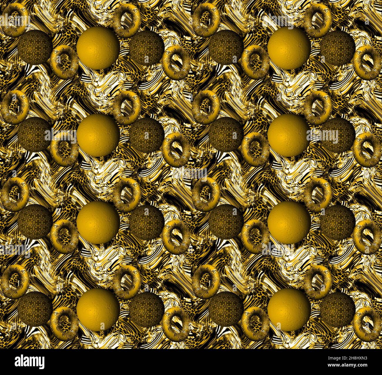 3d rendering abstract capsule colorful background. Seamless pattern ...