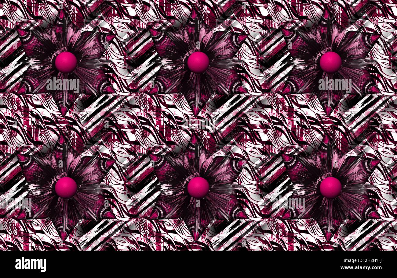 3d Rendering Abstract Capsule Colorful Background Seamless Pattern