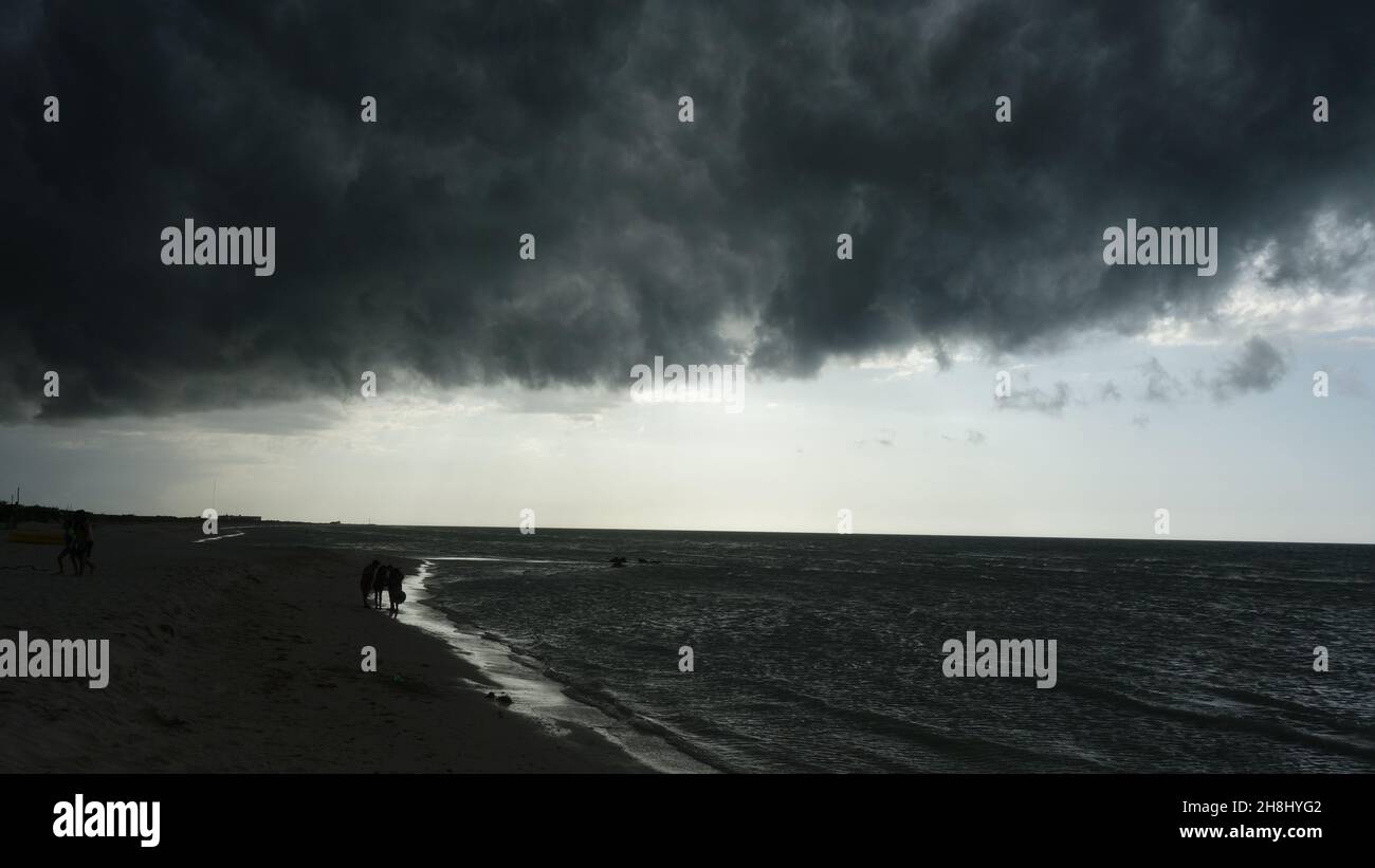 The storm is coming. Dark Clouds in the sky Stock Photo - Alamy
