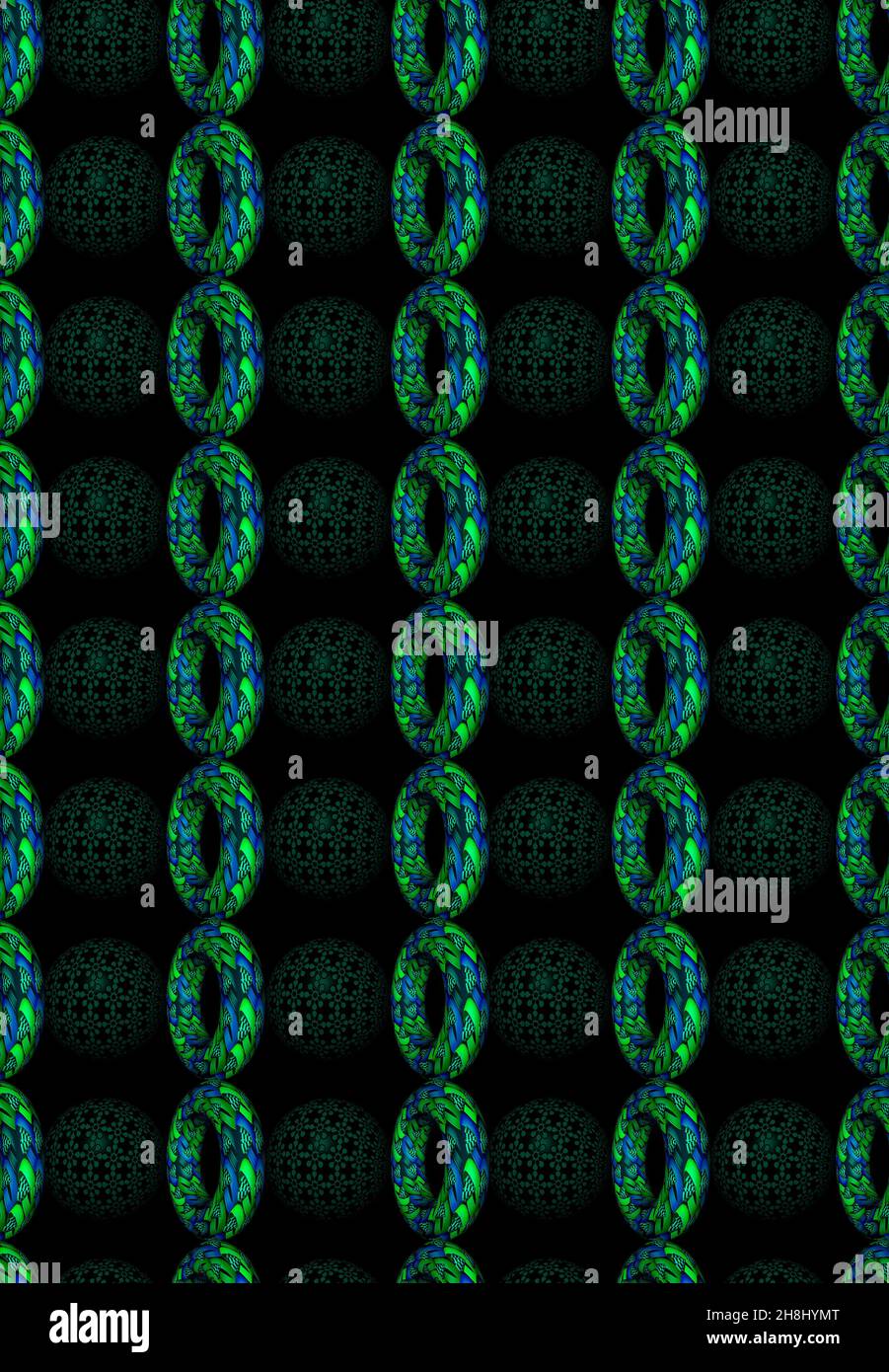 3d rendering abstract capsule colorful background. Seamless pattern ...