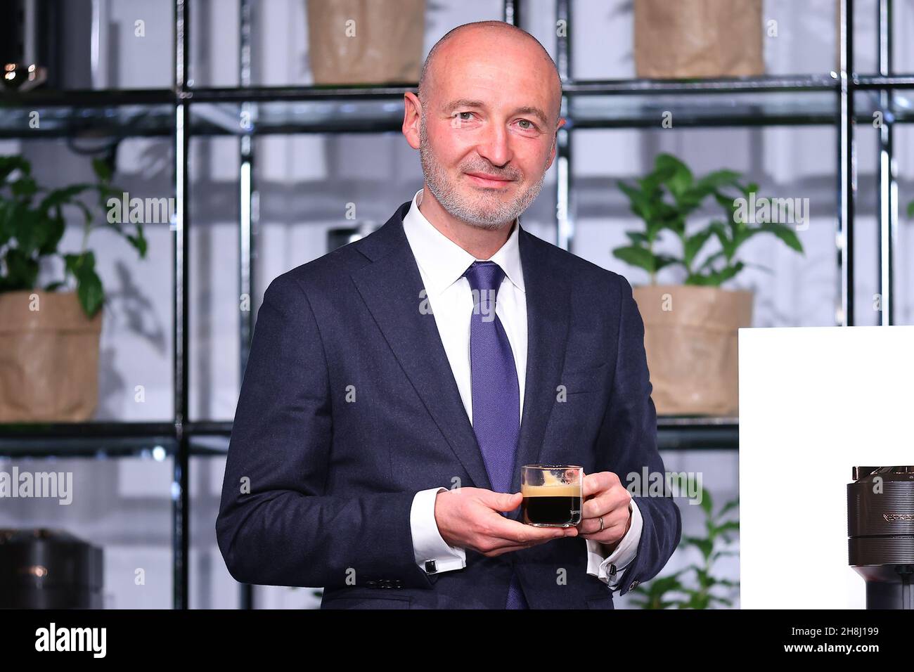 The Nespresso Sustainability Project Press Conference was held. Pierre ...