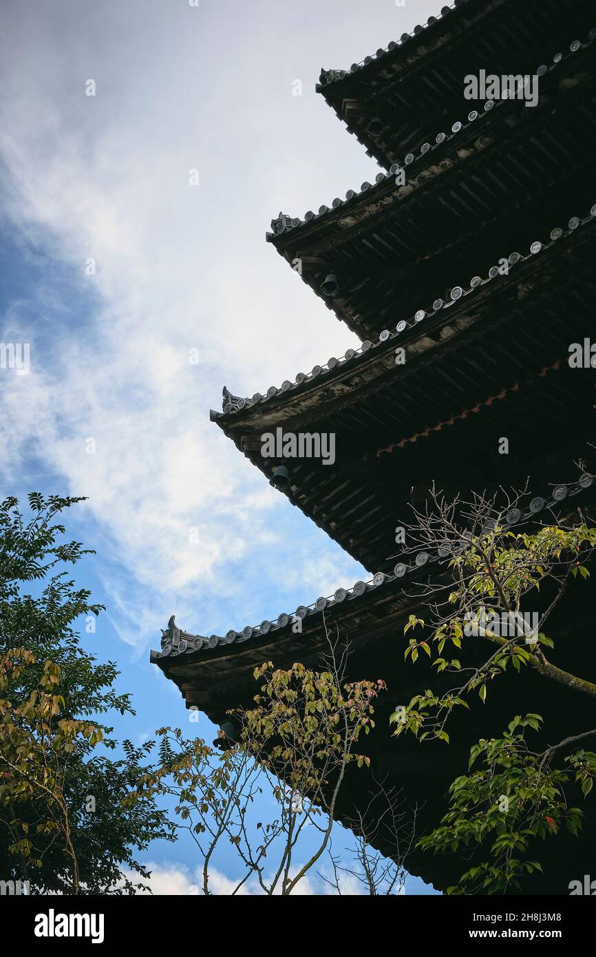 Traditional Japanese Roof in Kyoto, Japan Stock Photo - Alamy