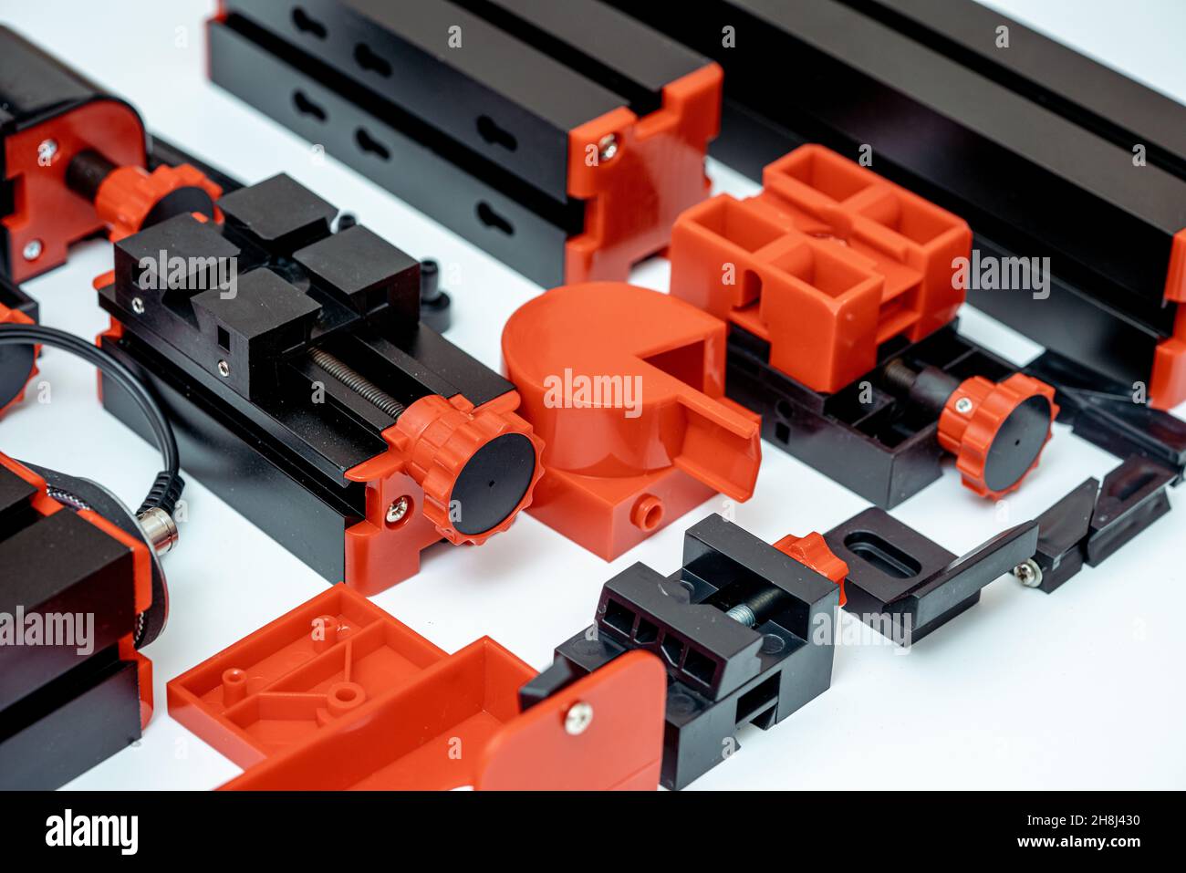 A set of parts for assembling a diy processing machine Stock Photo - Alamy