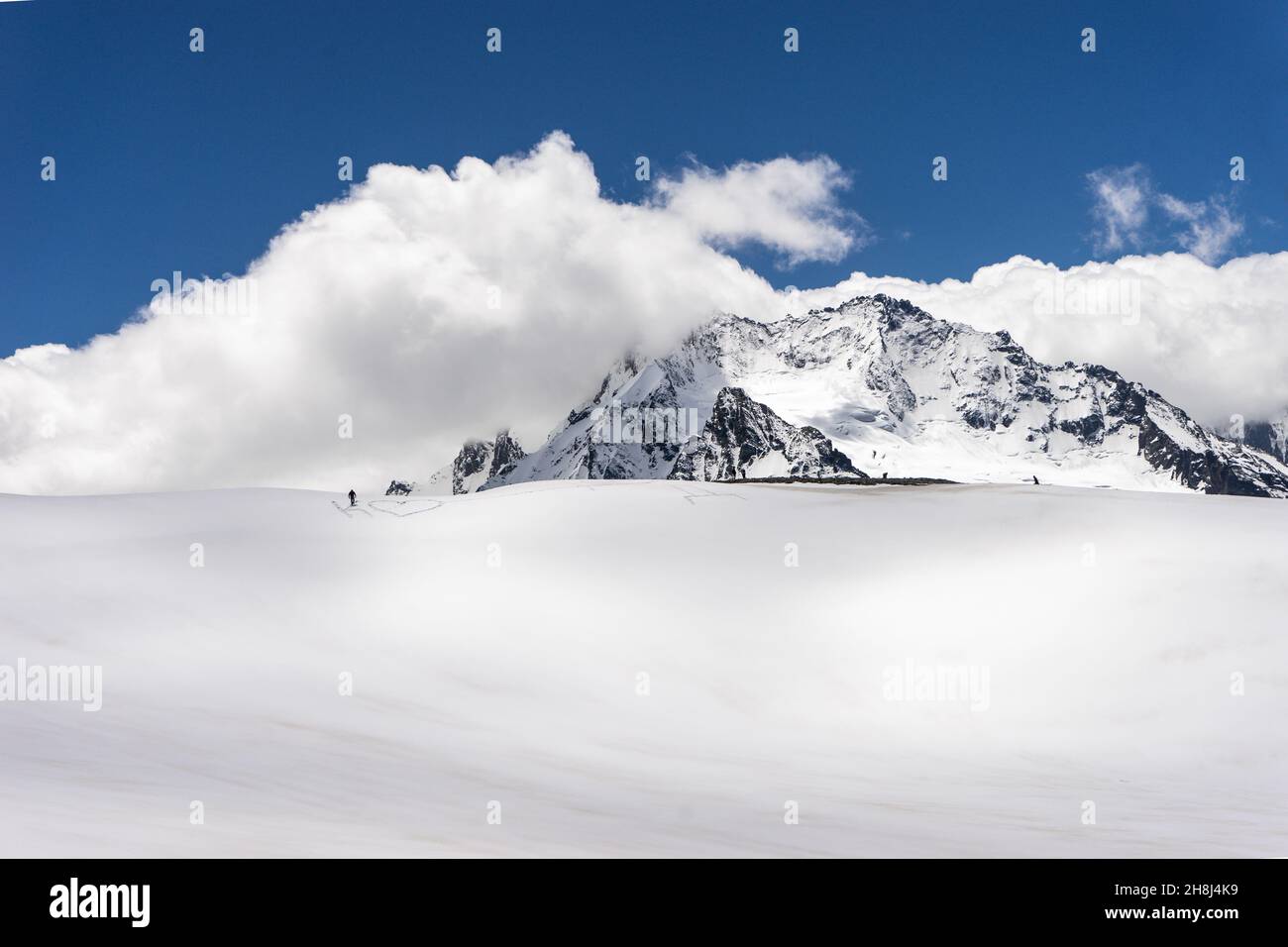 Great nature mountain landscapes. Fantastic perspective of caucasian ...