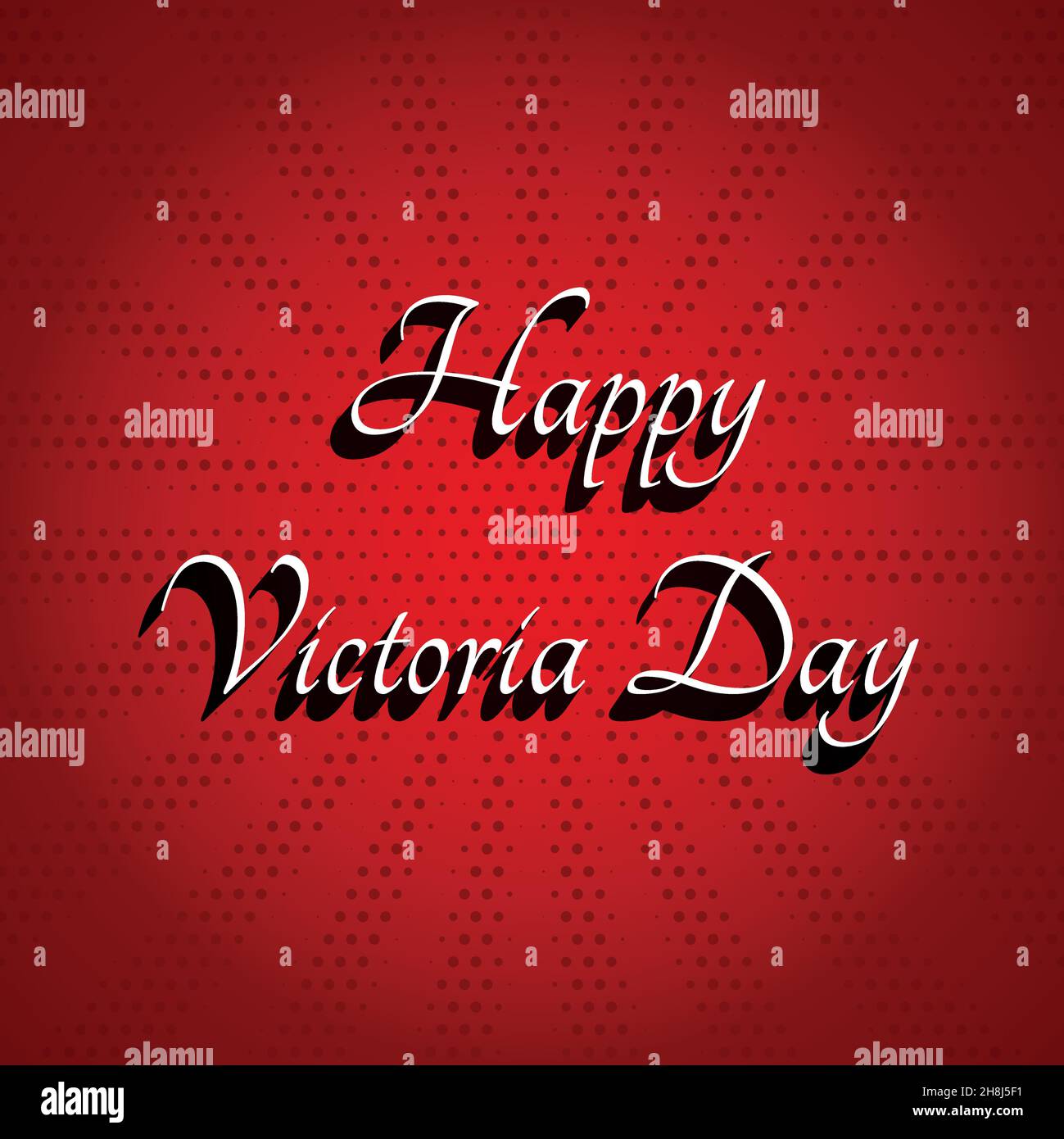 Vector illustration of Happy Victoria Day Stock Vector Image & Art - Alamy