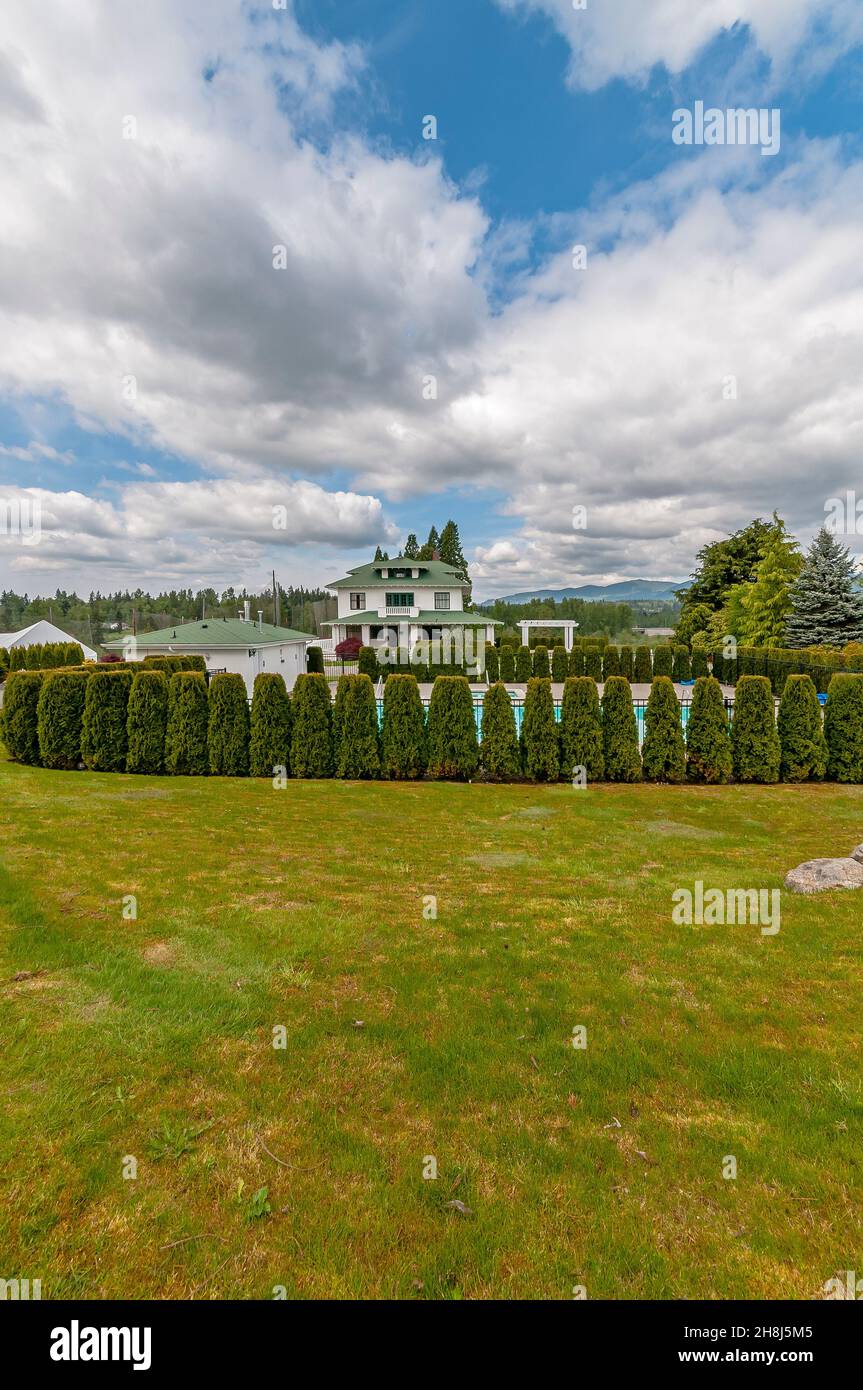 Olson Mansion and Golf Course in Lake Wilderness, Washington Stock ...