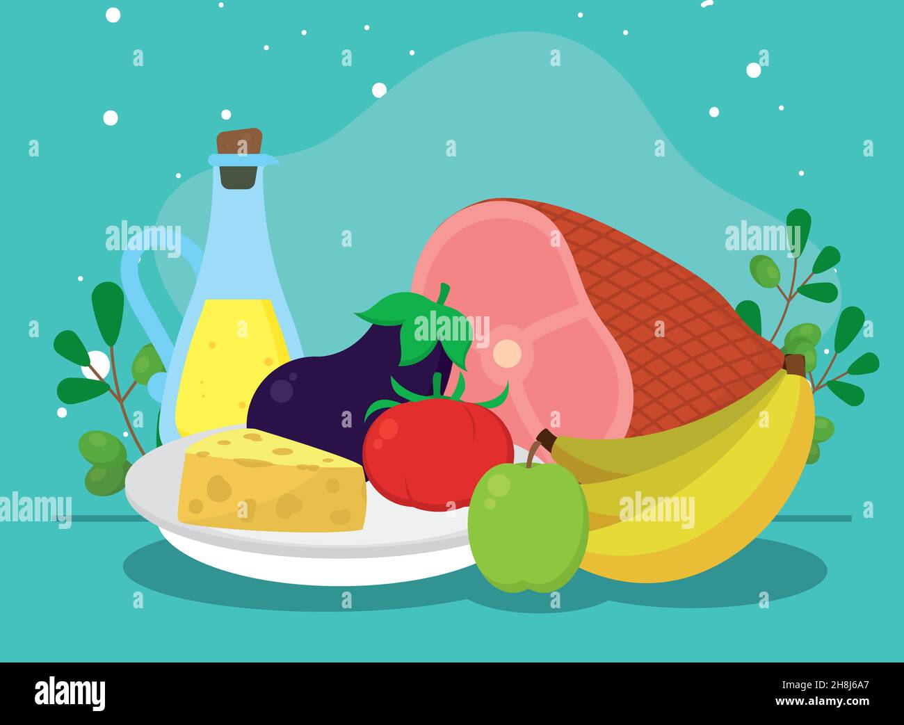 Meal energy Stock Vector Images - Alamy