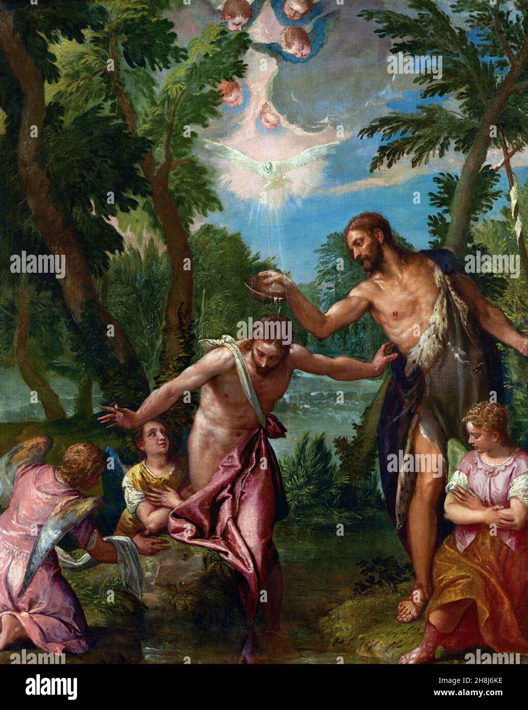 John Baptist Baptizing Jesus Christ High Resolution Stock Photography ...
