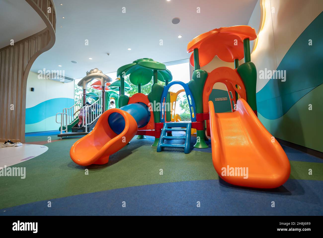 Bangkok, Thailand - 27 Nov 2021, The Environment of indoor children's ...