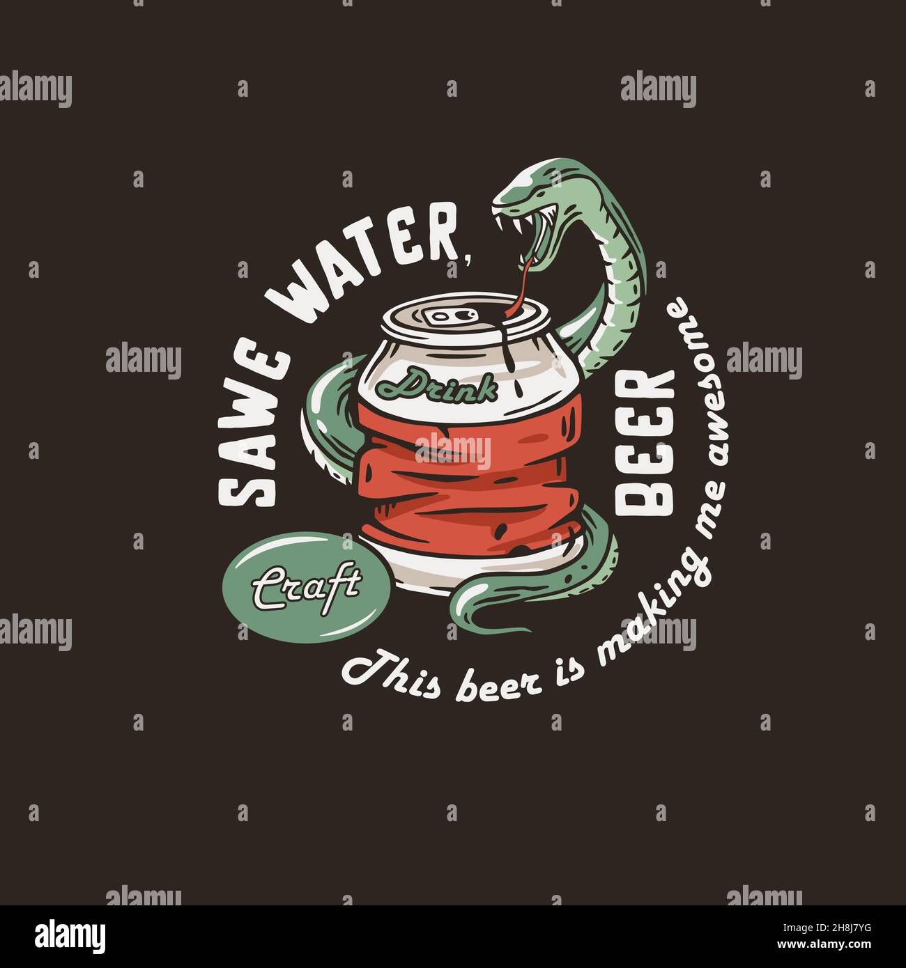 Pint snake Stock Vector Images - Alamy