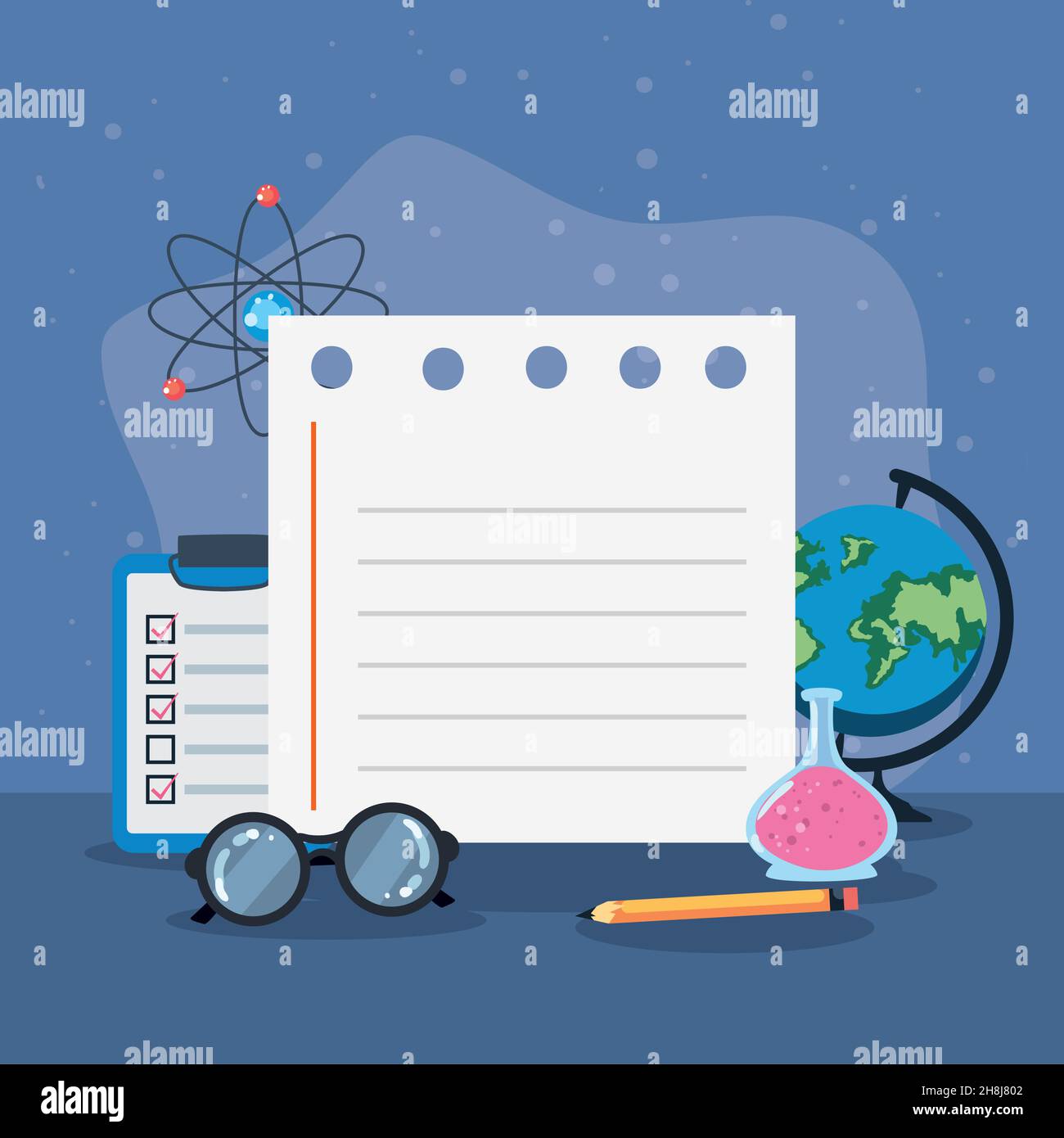 banner with science and education icons Stock Vector Image & Art - Alamy