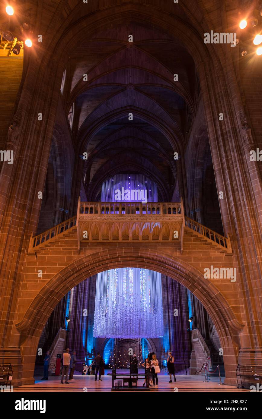Peace Doves installation at Liverpool Anglican metropolitan cathederal ...