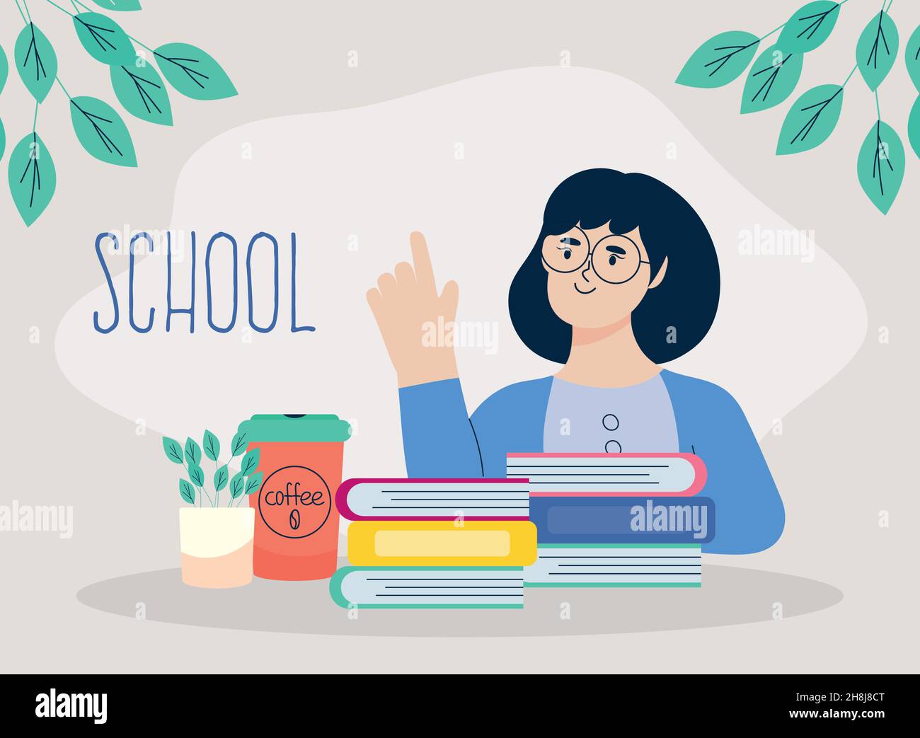 nice school poster with items Stock Vector Image & Art - Alamy
