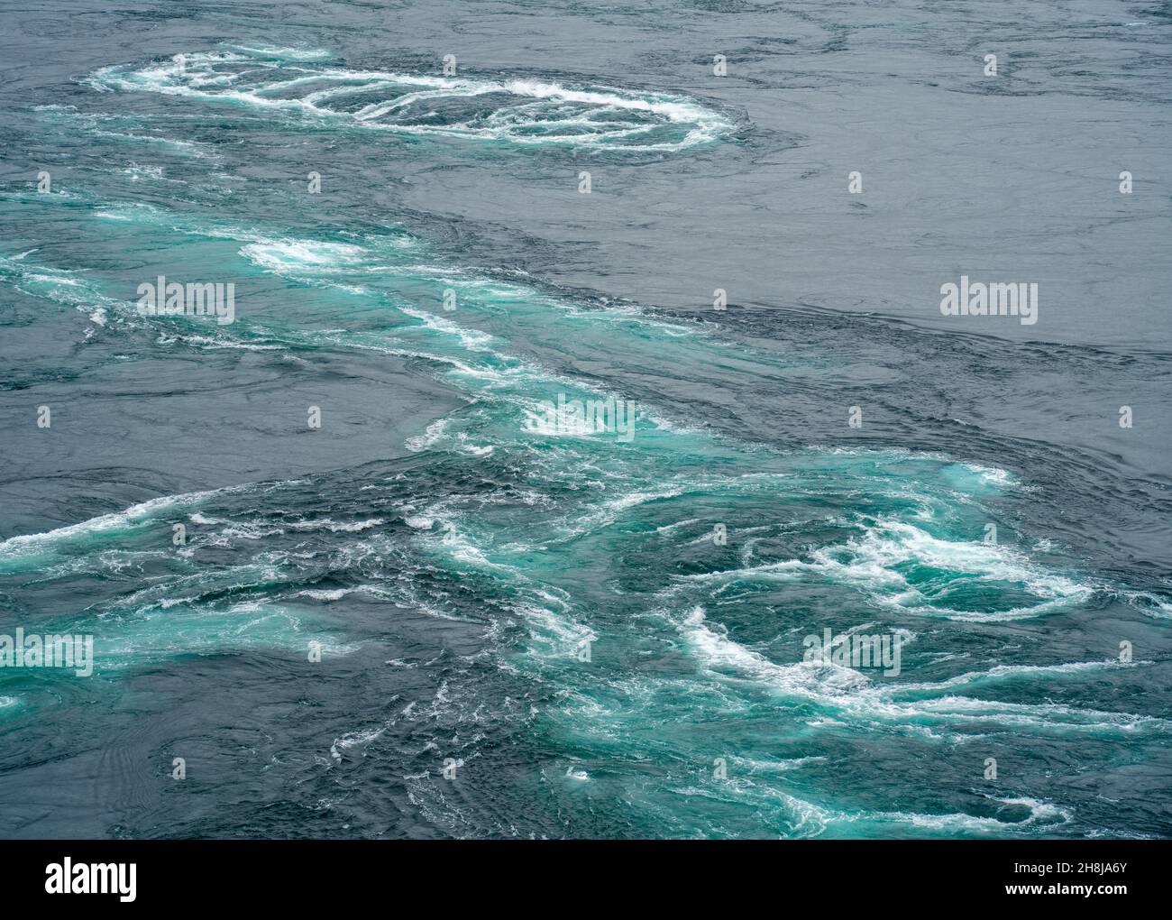 World's strongest tidal stream near Saltstraumen, Norway Stock Photo ...