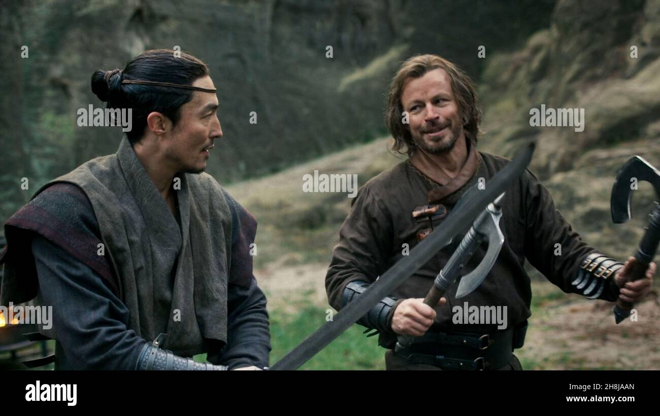 Los Angeles.CA.USA. Daniel Henney and Peter Franzen in a scene in (C ...