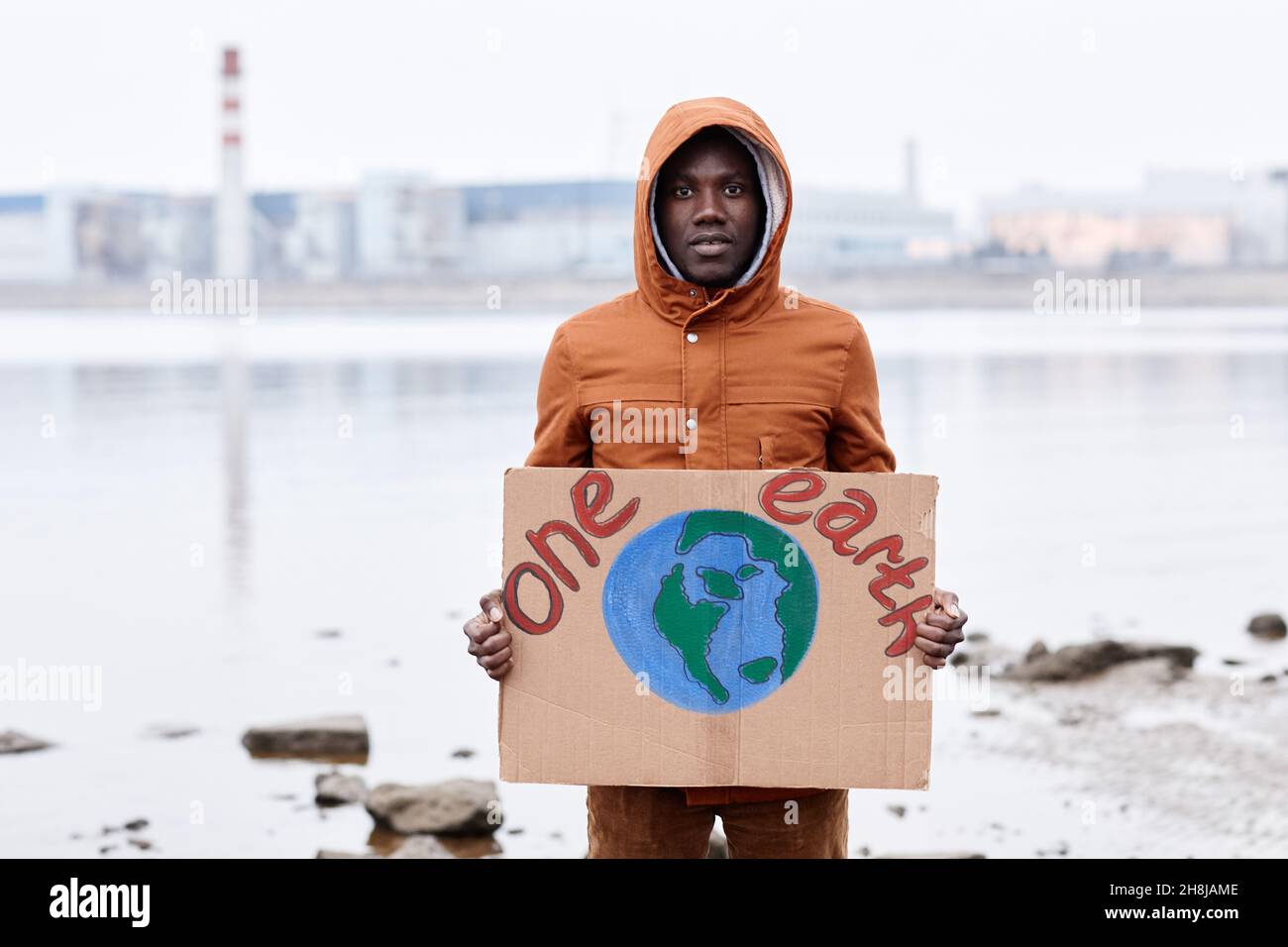 Environment pollution earth male hi-res stock photography and images ...