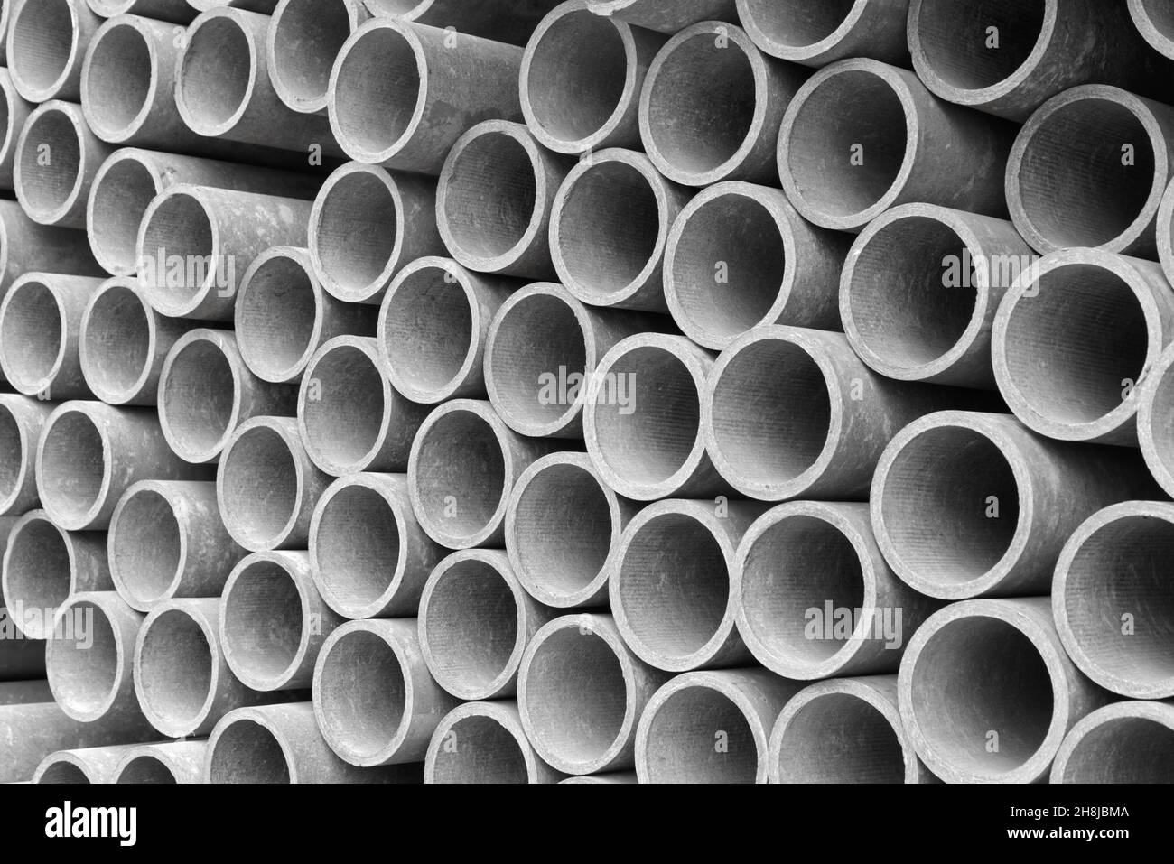 Cement tubes hi-res stock photography and images - Alamy