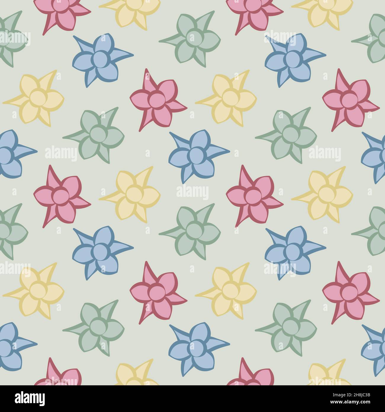 Multi-colored bows seamless pattern. Cute nodules abstract Stock Photo ...
