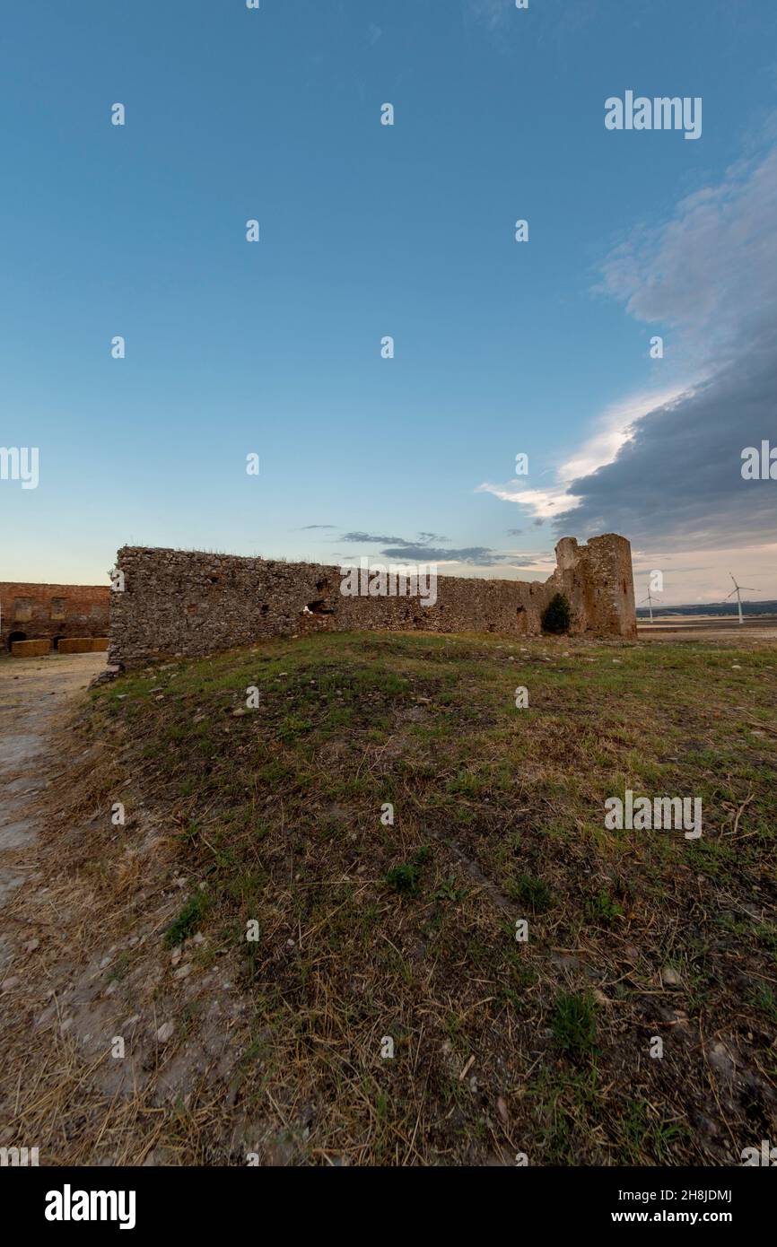 View of the ancient Abbey of Sant'Agata Martire in Puglia - Italy Stock ...
