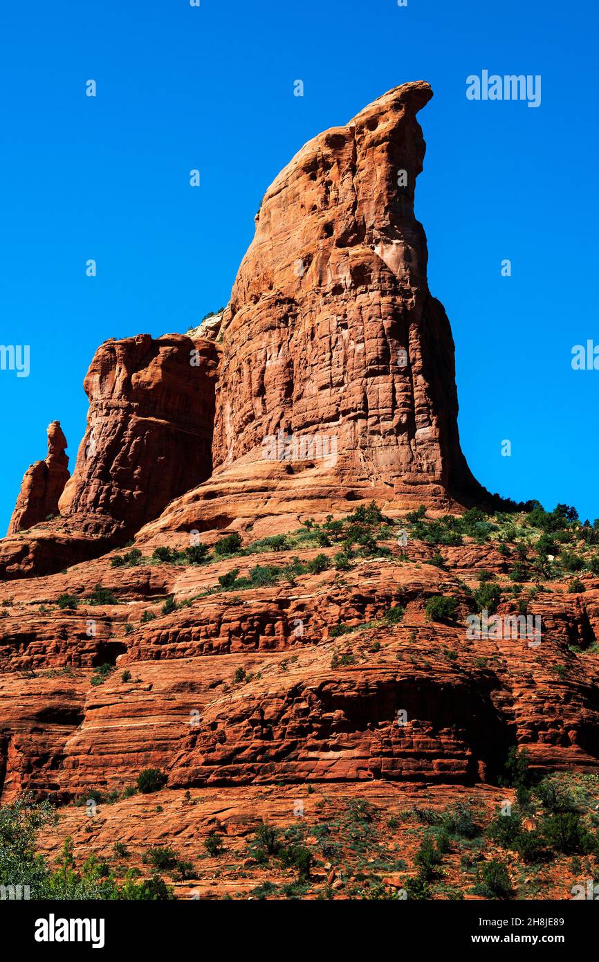 Coffee Pot Rock, Sedona, Arizona Stock Photo - Alamy