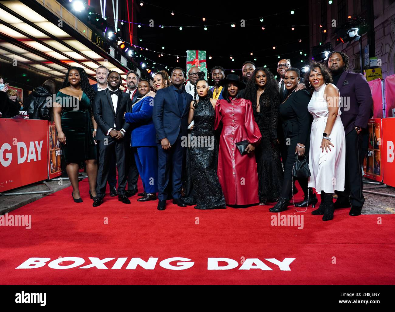 The cast and crew arriving for the world premiere of Boxing Day at the ...