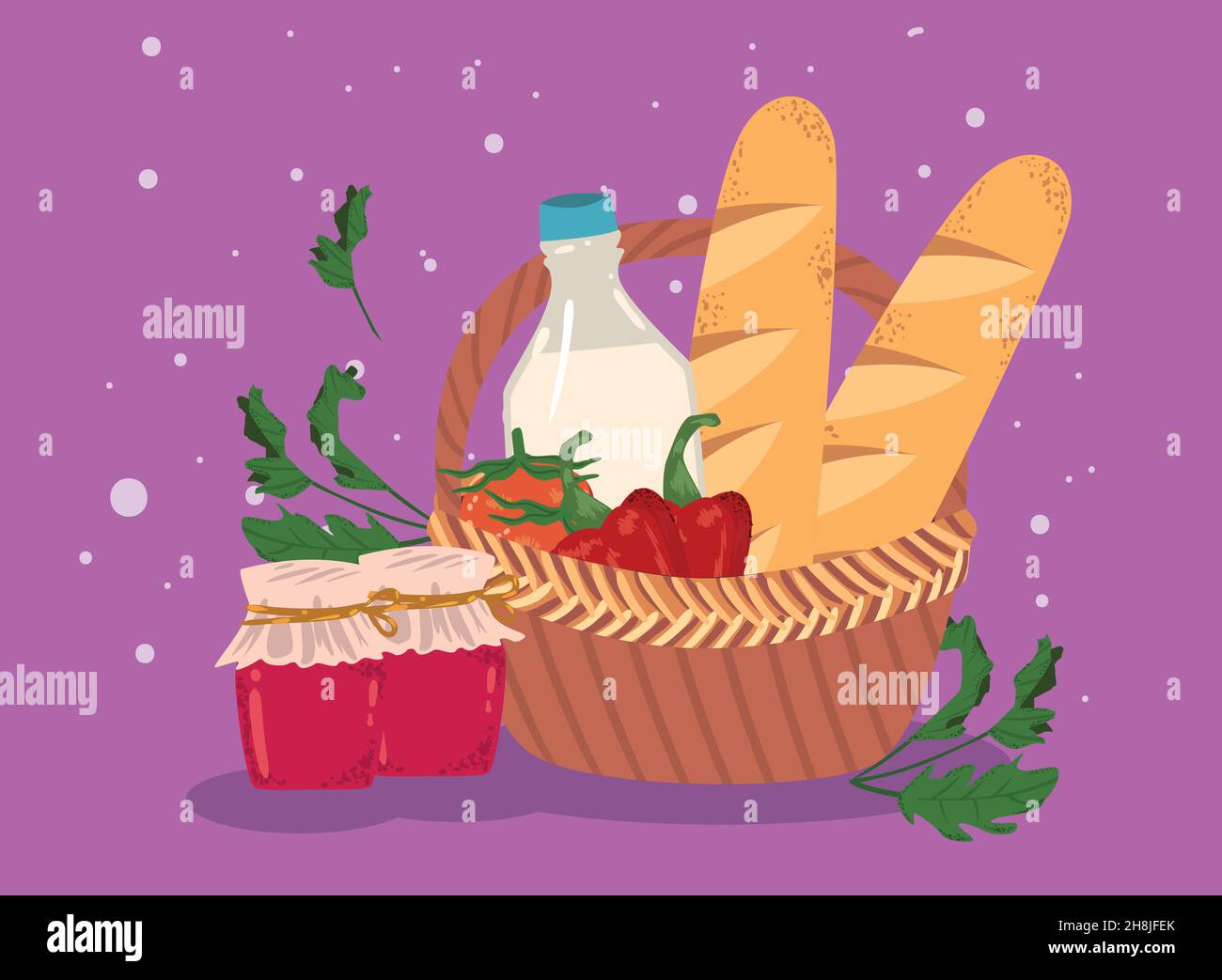 grocery texture cartel with leaves Stock Vector Image & Art - Alamy
