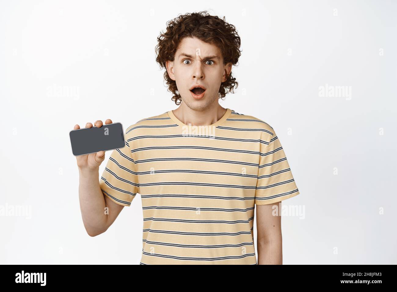 Staring at phone screen hi-res stock photography and images - Alamy