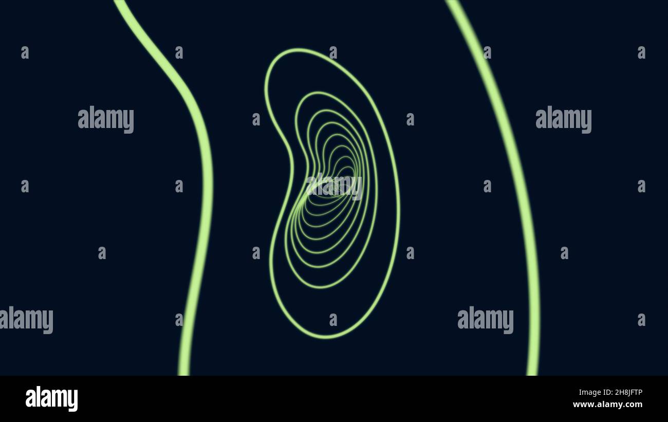 Abstract background with rotating the render. Digital background. 3D ...