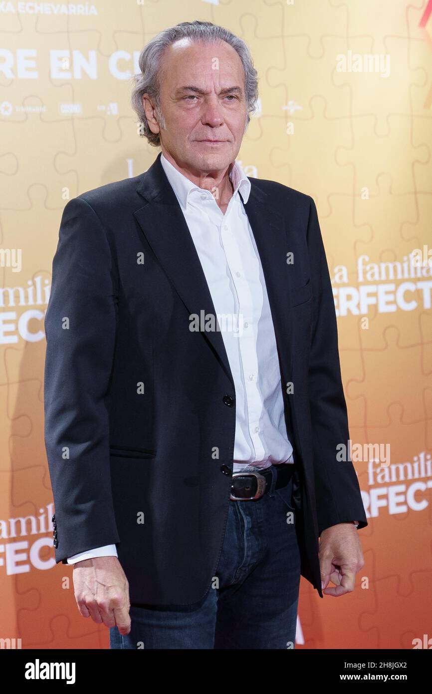 Madrid, Spain. 30th Nov, 2021. Actor Jose Coronado poses during the ...