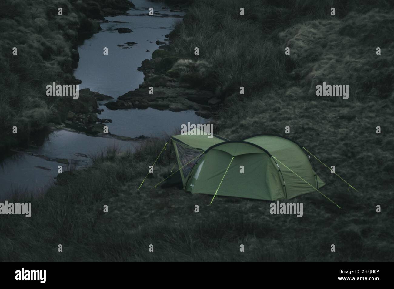 Pitched tent hi-res stock photography and images - Alamy
