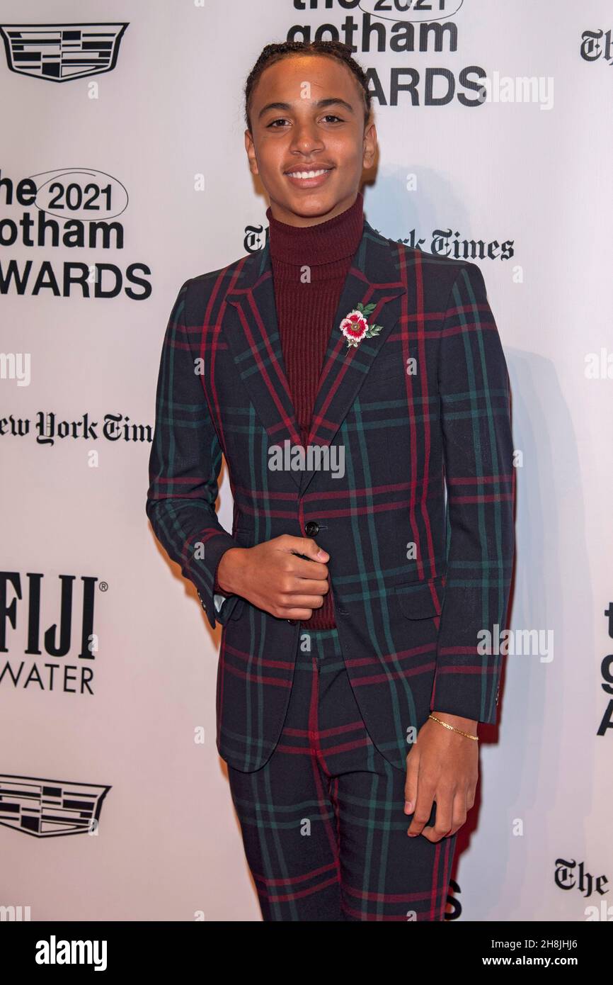 New York, United States. 29th Nov, 2021. Joshua Caleb Johnson attends ...